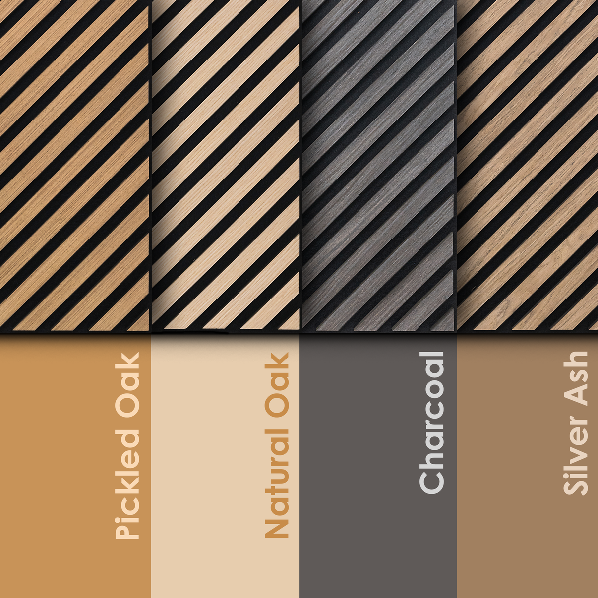 Acoustica Square Diagonal Panels | Premium Soundproofing & Interior De ...